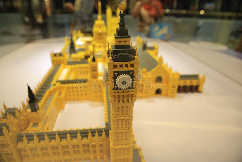 The Build from LEGO Blocks on Display Editorial Image - Image of view ...