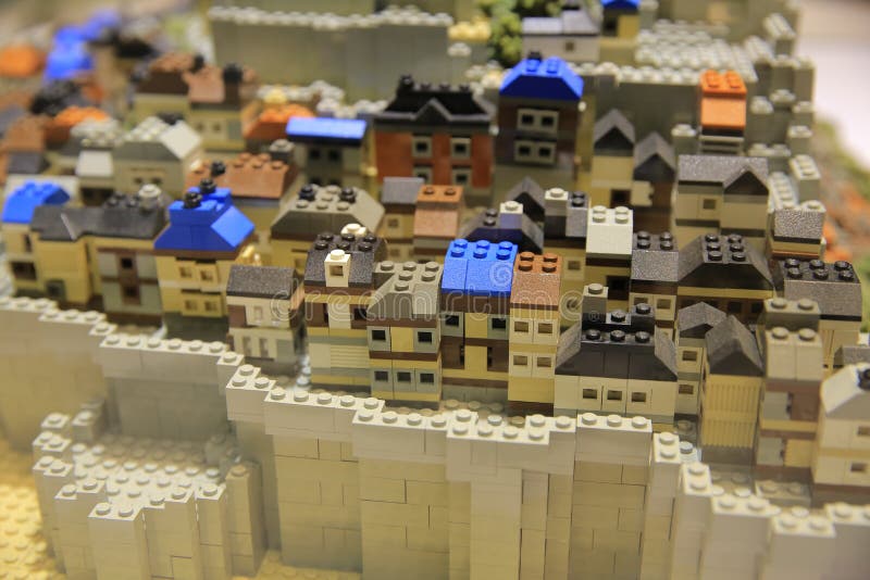 The Build from LEGO Blocks on Display Editorial Stock Image - Image of ...
