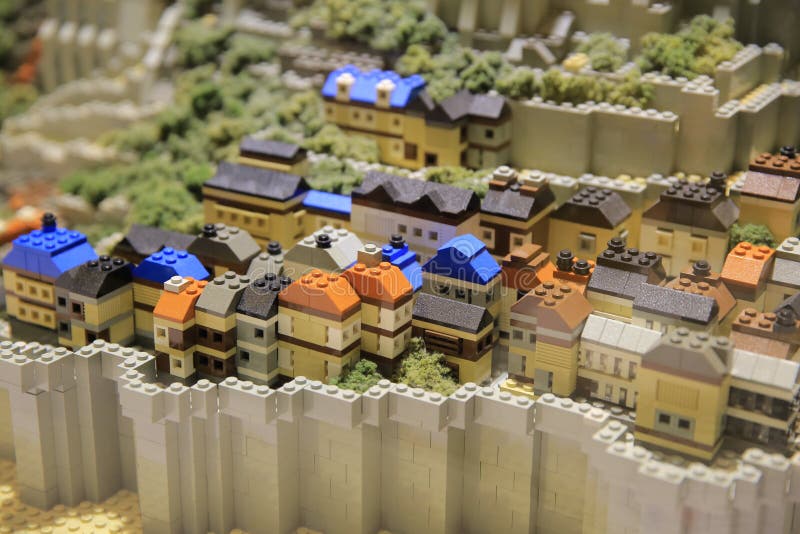 The Build from LEGO Blocks on Display Editorial Image - Image of lego ...