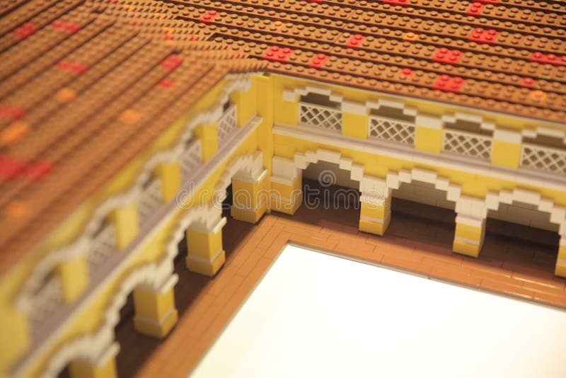 The Build from LEGO Blocks on Display Editorial Stock Photo - Image of ...