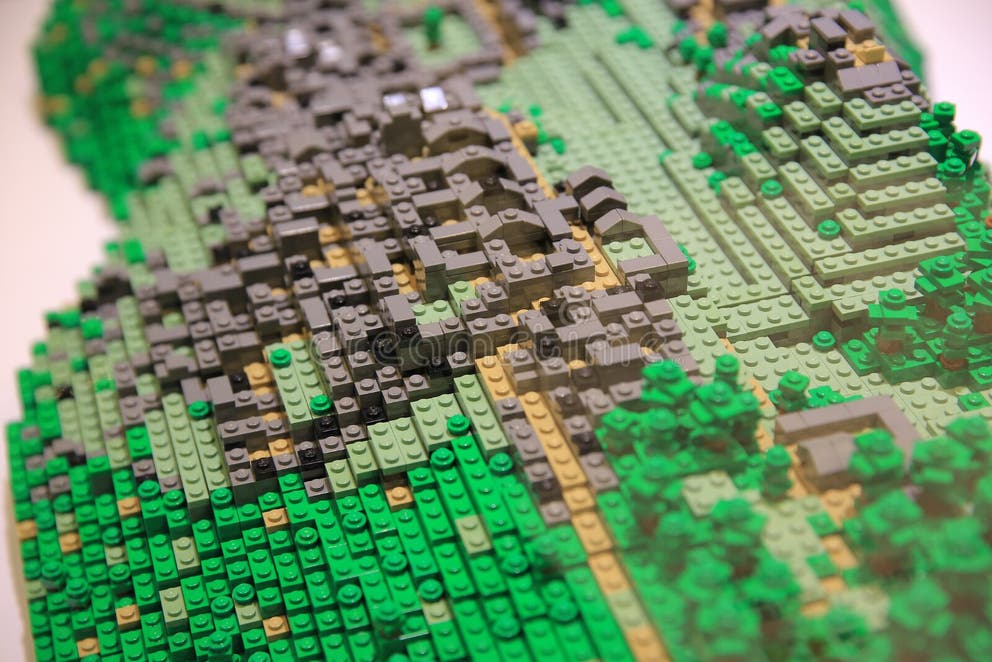 The Build from LEGO Blocks on Display Editorial Stock Image - Image of ...