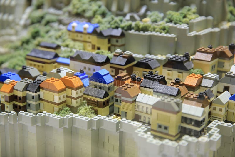 The Build from LEGO Blocks on Display Editorial Stock Image - Image of ...