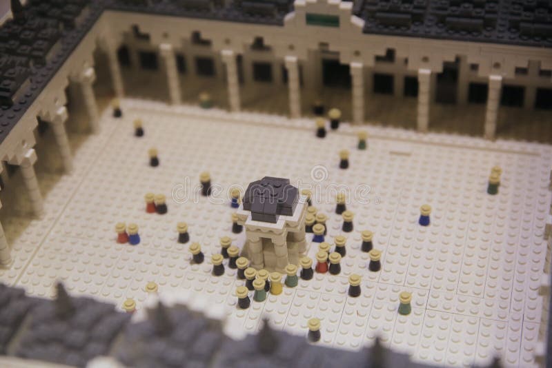 The Build from LEGO Blocks on Display Editorial Stock Photo - Image of ...