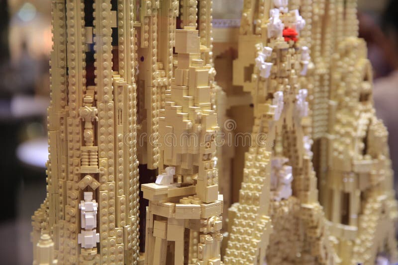 The Build from LEGO Blocks on Display Editorial Photo - Image of ...