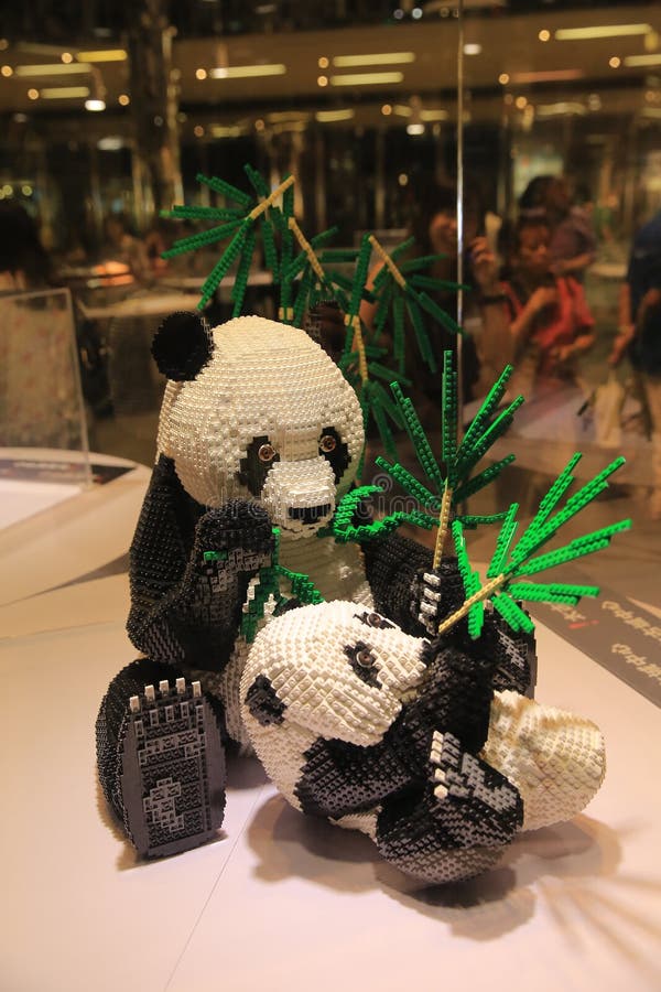 The Build from LEGO Blocks on Display Editorial Photo - Image of view ...