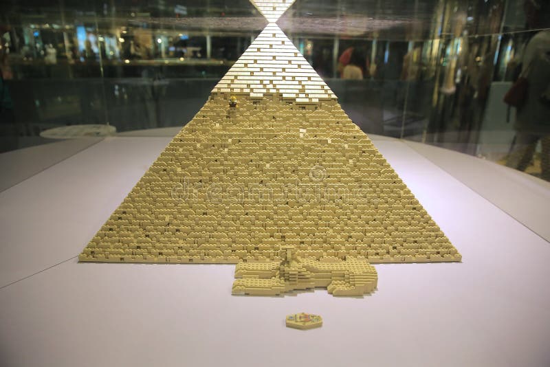 The Build from LEGO Blocks on Display Editorial Photography - Image of ...