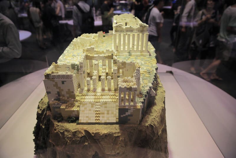 The Build from LEGO Blocks on Display Editorial Photography - Image of ...