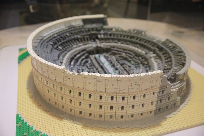 The Build from LEGO Blocks on Display Editorial Photo - Image of ...