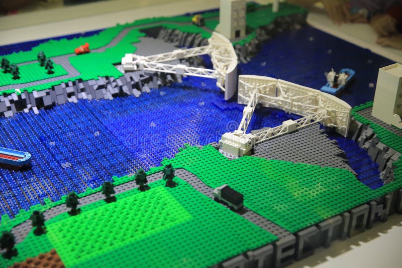 The Build from LEGO Blocks on Display Editorial Stock Image - Image of ...