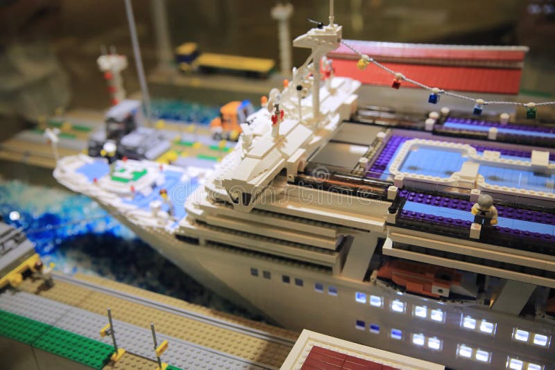 The Build from LEGO Blocks on Display Editorial Stock Image - Image of ...