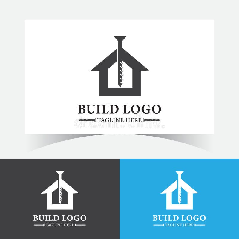 Build Logo Design Template. Construction Building. Architecture ...