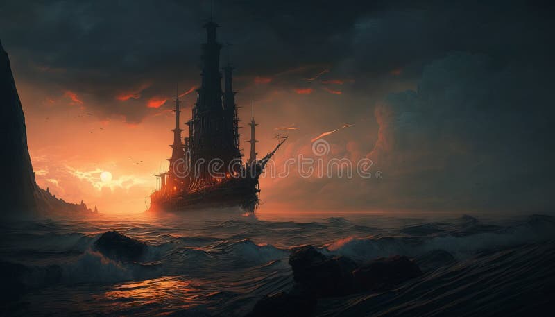 Build Me Up, Break Me Down. Surreal Mystical Fantasy Artwork Stock ...