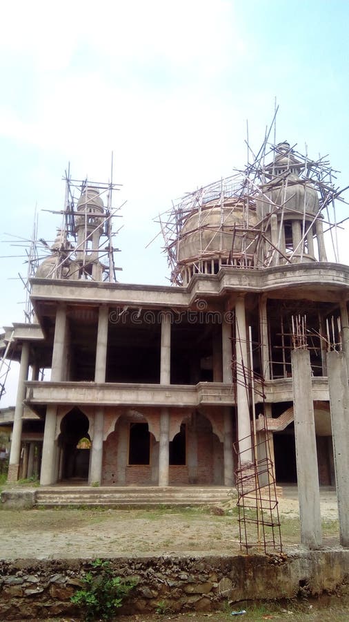 Build a Mosque for Moslem Pray Stock Image - Image of moslem, building ...