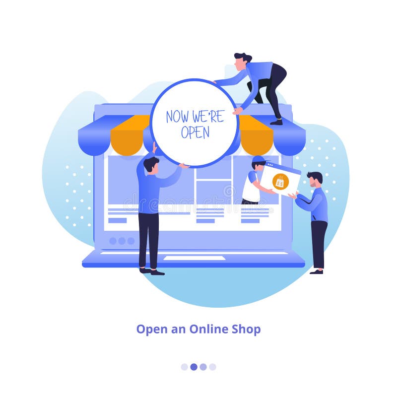 Online Shop Design Build Stock Illustrations – 244 Online Shop Design ...