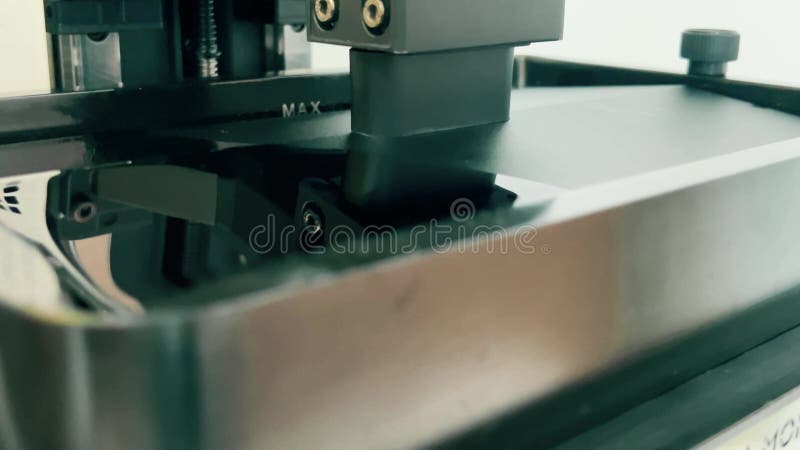 Build Platform of the SLA 3D Printer Dips into Liquid Photosensitive ...