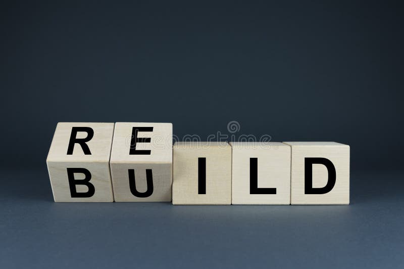 Build or Rebuild Business Concept Stock Photo - Image of debt, cost ... Build or Rebuild Business Concept Stock Photo - Image of debt, cost ...