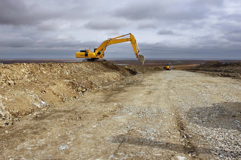 Road Building stock photo. Image of construction, excavation - 25164942