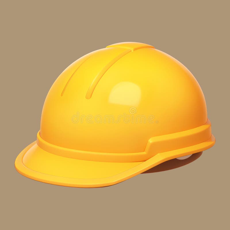 Build Strong: Iconic Construction Hat Graphic Stock Illustration ...