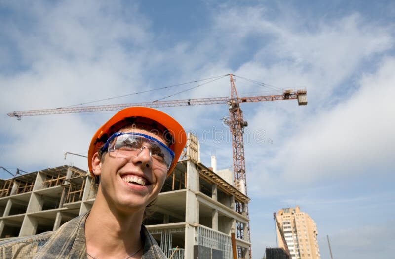 Builder stock image. Image of estate, installing, district - 4450495