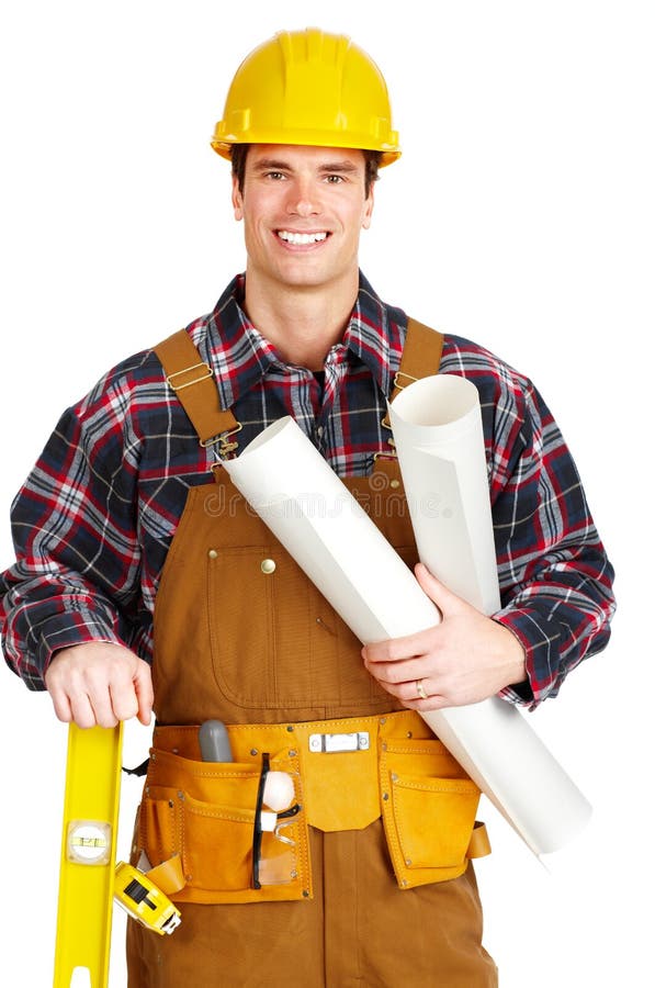 Man-builder is back stock photo. Image of engineer, adult - 13821024
