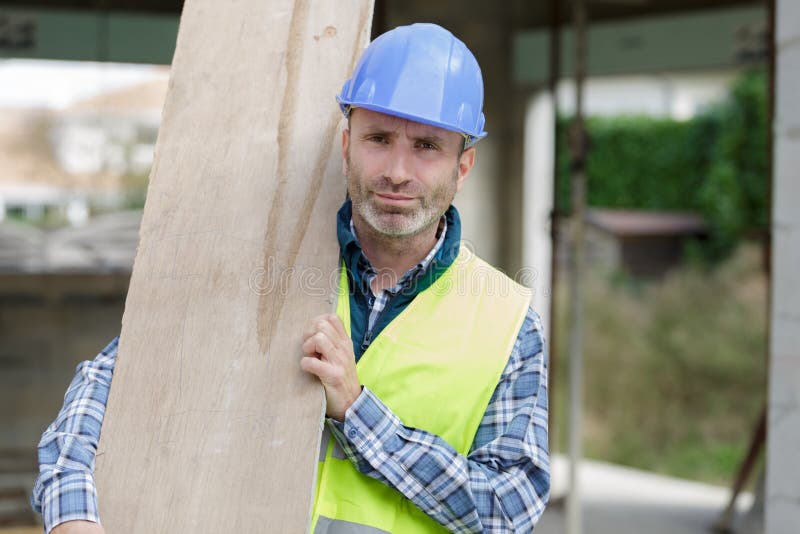 Apprentice Construction Worker Drilling Wall Stock Photo - Image of ...
