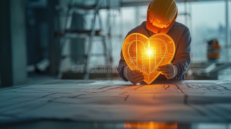 A Builder with a Blueprint Heart Constructs Dreams into Reality ...