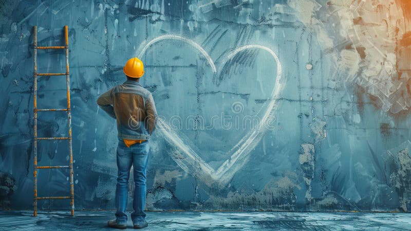 A Builder with a Blueprint Heart Constructs Dreams into Reality ...