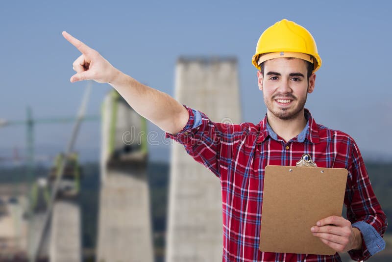 Builder and Chief Construction Stock Image - Image of industrial ...