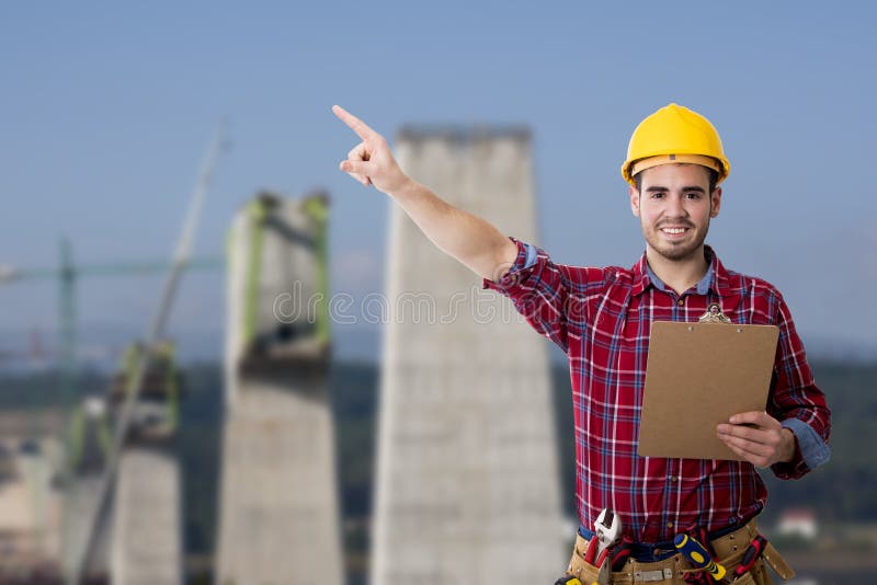 Builder and Chief Construction Stock Photo - Image of boss, engineering ...