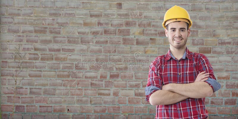 Builder construction man stock photo. Image of project - 106963268