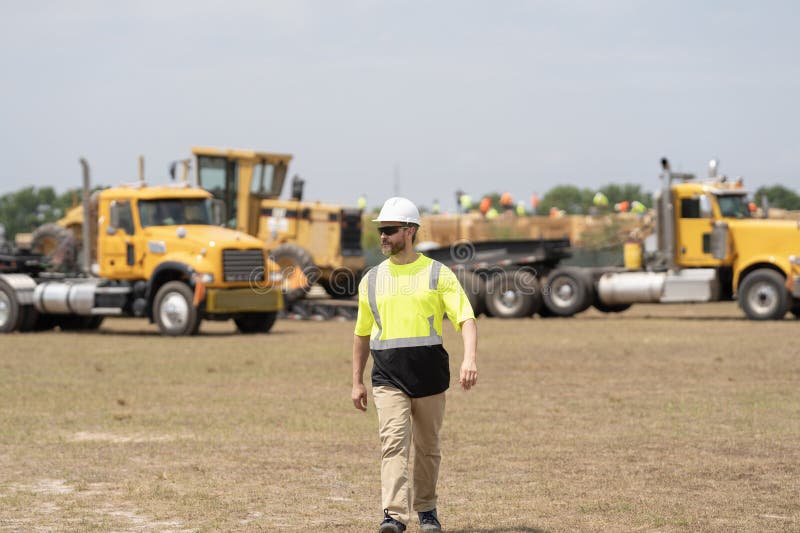 Builder Construction Man. Worker with Helmet. Industry Worker at ...