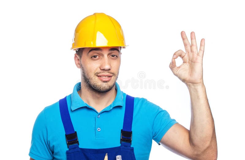 Builder - Construction Worker Stock Image - Image of background ...