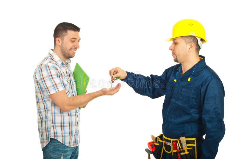 Architect and client stock image. Image of background - 7831563