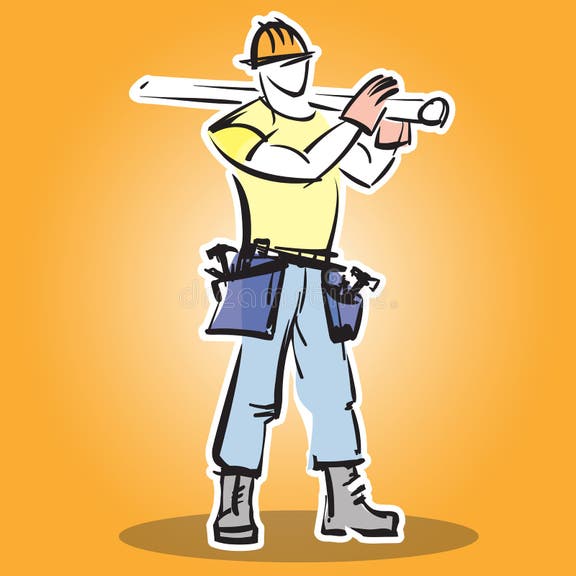 Builder icon. stock vector. Illustration of industry - 69480371
