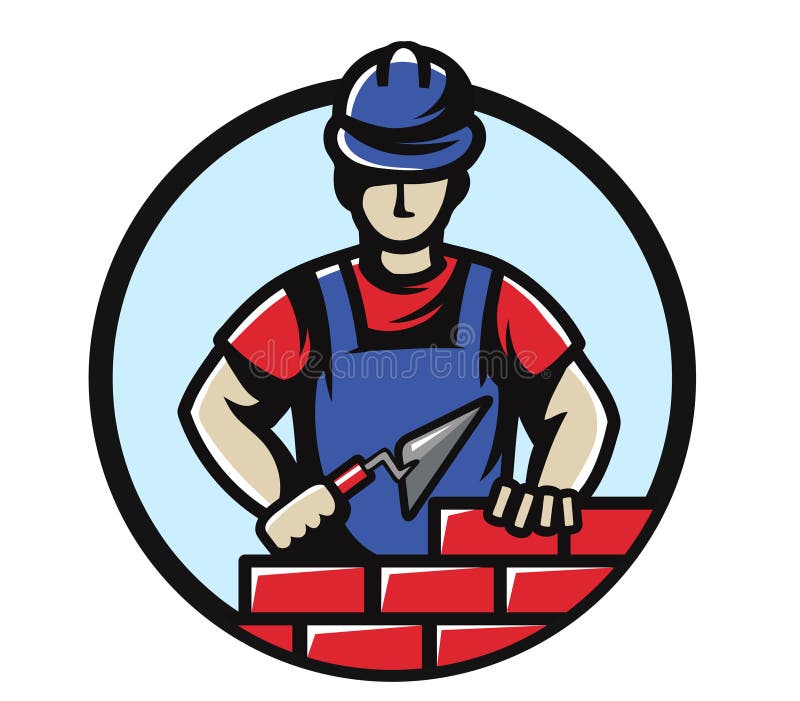 Builder icon stock vector. Illustration of architecture - 97813526