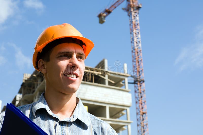 Building inspector stock image. Image of architect, improvement - 4013647