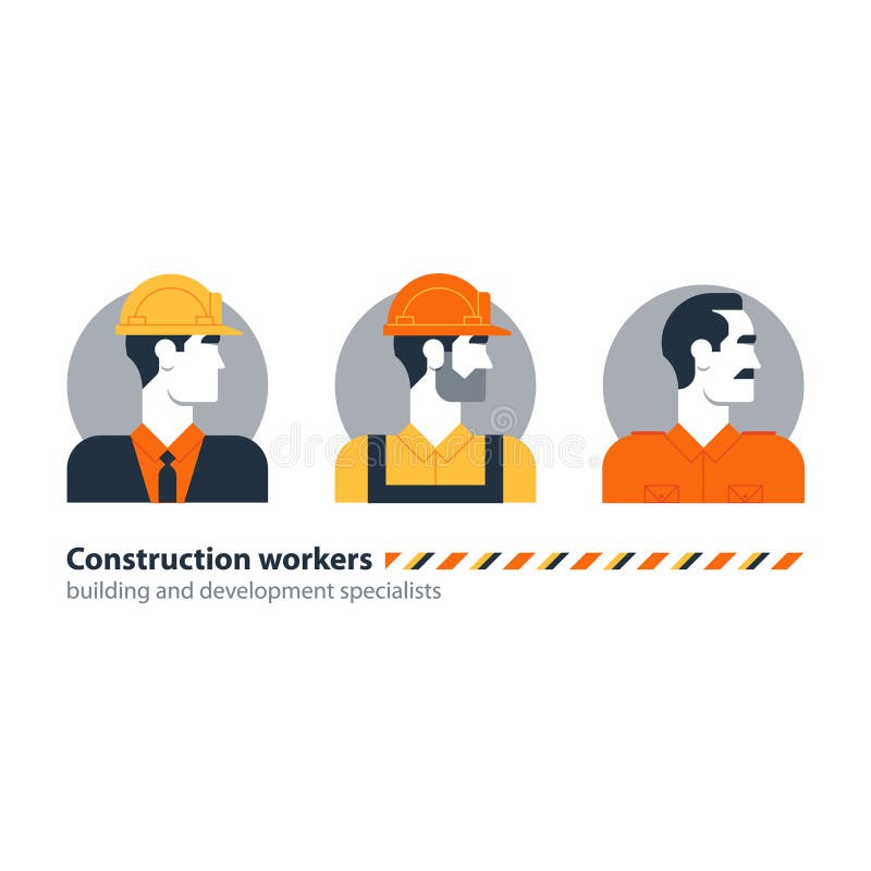 Builder Man Side View Construction Worker Labor Force, Contractor ...
