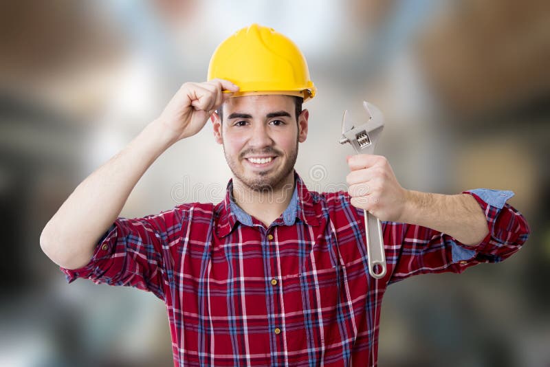 Builder man stock photo. Image of industry, breakdown - 85809224