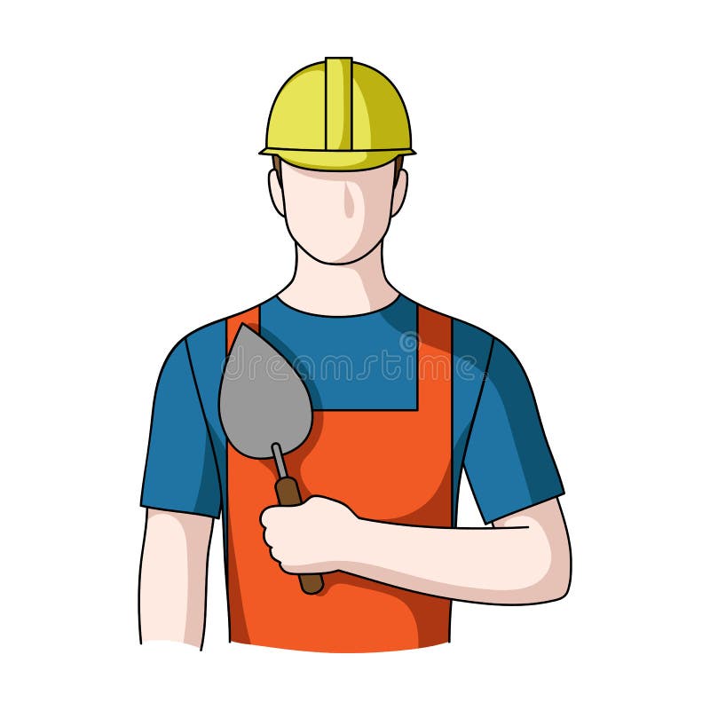 Builder Mason.Professions Single Icon in Cartoon Style Vector Symbol ...