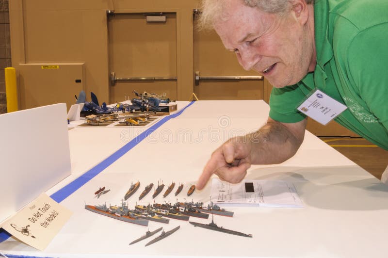 The Builder of Models of Military Ships Displays at the Modeling ...