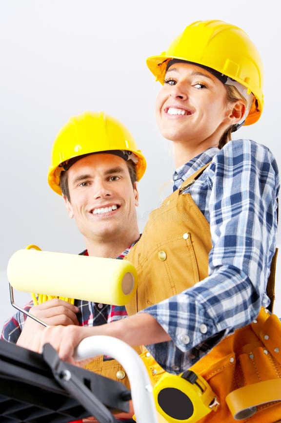 Builder people stock image. Image of building, labor - 10799979