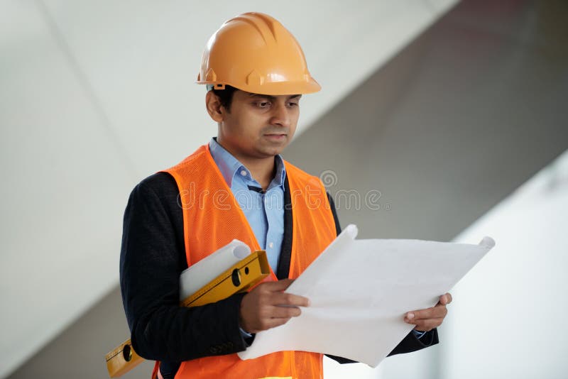 Builder stock image. Image of male, portrait, builder - 121177453