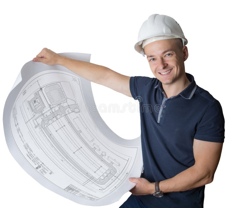 Builder is with the Project Stock Photo - Image of foreman, male: 70784330