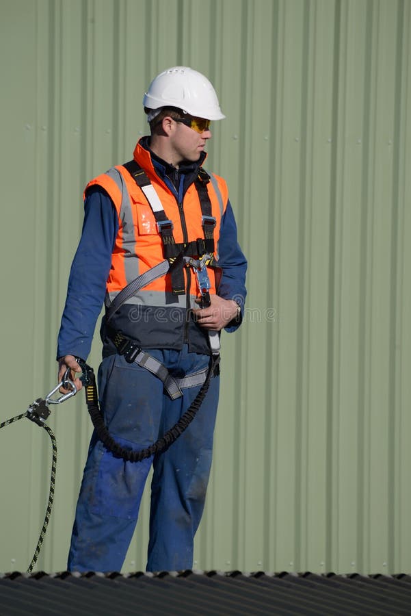Builder ready to go stock photo. Image of collar, heights - 57466170