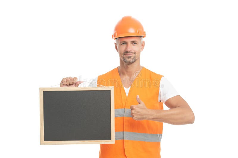 Builder Show Advertisement Isolated on White. Builder Show ...