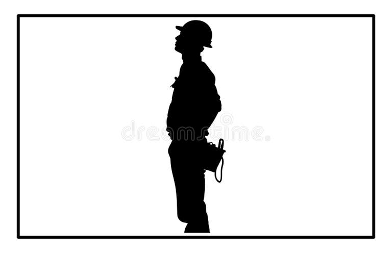 Builder Silhouette - Construction Worker Icon and Clipart Illustration ...