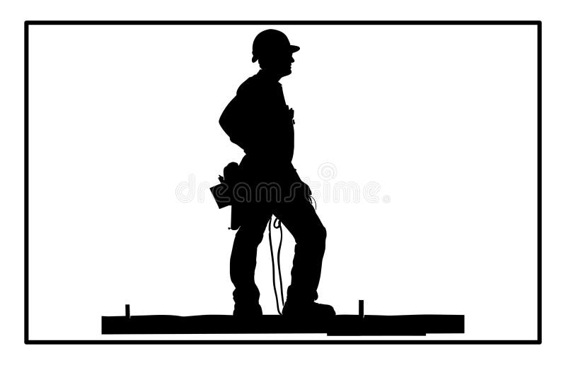 Builder Silhouette - Construction Worker Icon and Clipart Illustration ...