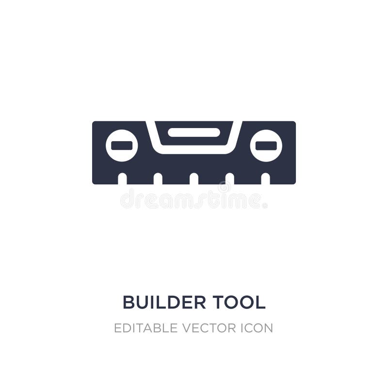 Builder Tool Icon on White Background. Simple Element Illustration from ...