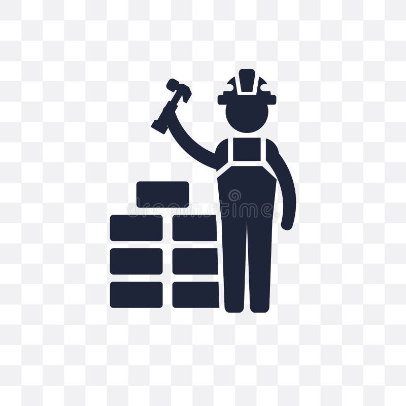 Builder Transparent Icon. Builder Symbol Design from Professions Stock ...
