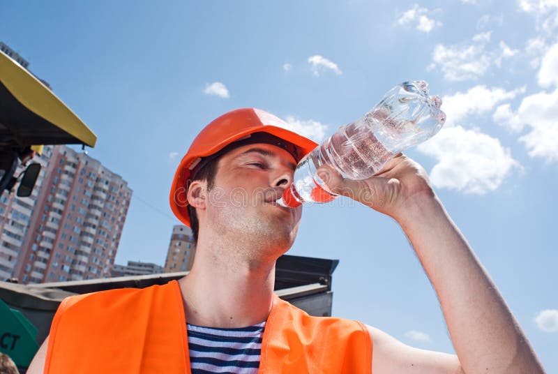 Carpenter workers on roof stock image. Image of plywood - 33960067
